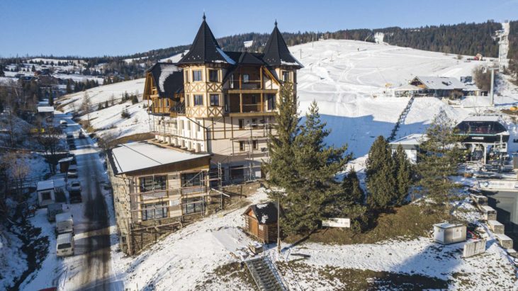 Výstavba hotela v Ždiari Bachledova Dolina Grand Hotel Bachledka Strachan