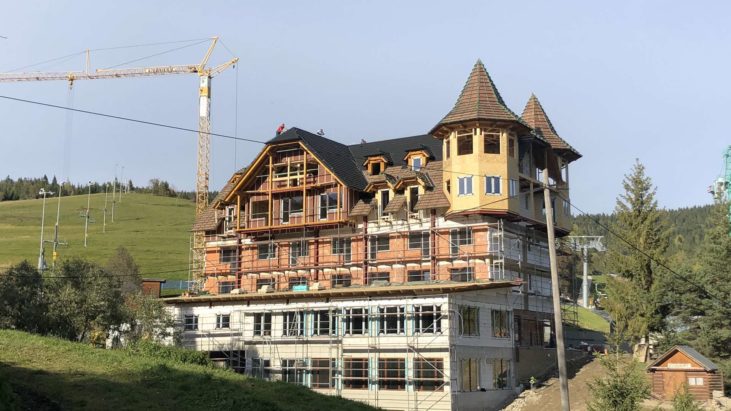 Výstavba hotela v Ždiari Bachledova Dolina Grand Hotel Bachledka Strachan